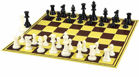 School Chess Set Plus 10 X Foldable Cardboard Chessboard Chess Pieces ...