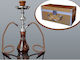 Mado Ναργιλές Shisha Διπλός Brown 48cm | Skroutz.gr