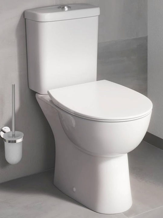 Λεκάνη Δαπέδου Καζανάκι Καπάκι Grohe Bau Ceramic 39349000+39437000 ...