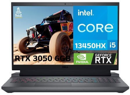 Dell G15 5530 15.6" FHD 120Hz (i5-13450HX/8GB/512GB SSD/GeForce RTX 3050/W11 Home) Dark Shadow ...