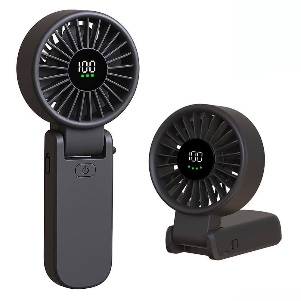 Techsuit Ανεμιστήρας Χειρός Premium Mini A10 Ψηφιακή Οθόνη Led ...