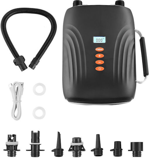 Vevor Paddle Board Pump Rechargeable Battery-powered 20psi Dual Stage ...