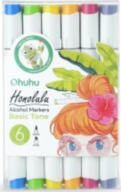 Ohuhu Drawing Markers Double Tip Set 12pcs | Skroutz.mt