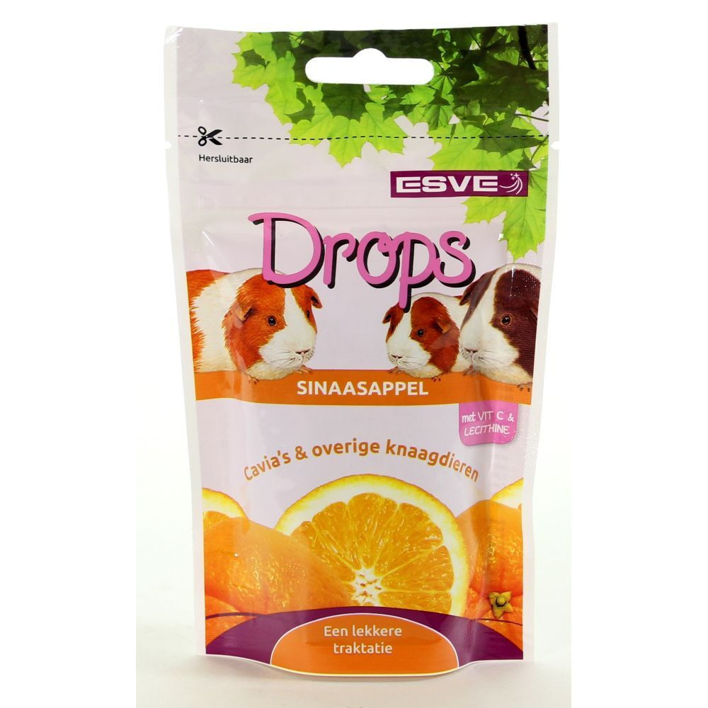 Esve Drops Πορτοκάλι Κουνέλια & Τρωκτικά 75gr | Skroutz.gr