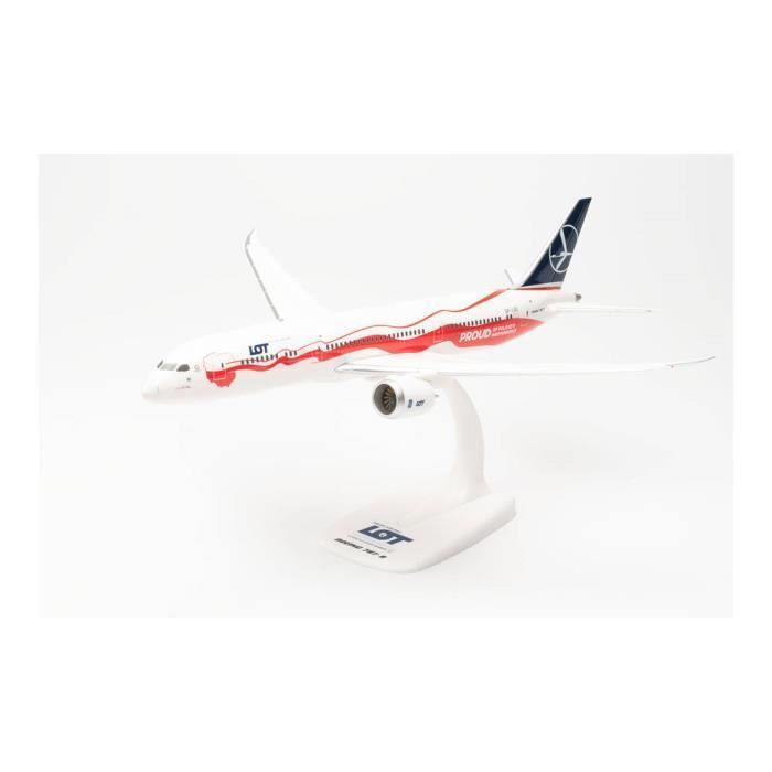 Pre-painted Kit Boeing 787-9 Lot Polish Airlines Snap-fit Model 1/200 ...