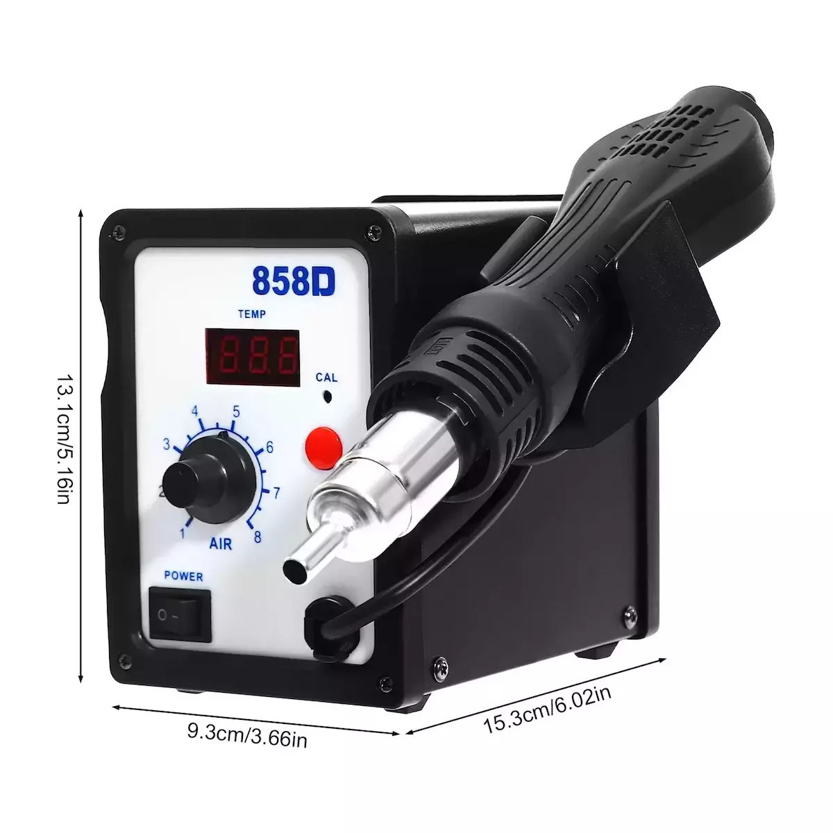 Hot Air Rework Station 700w Power Brushless Fan Technology Black ...