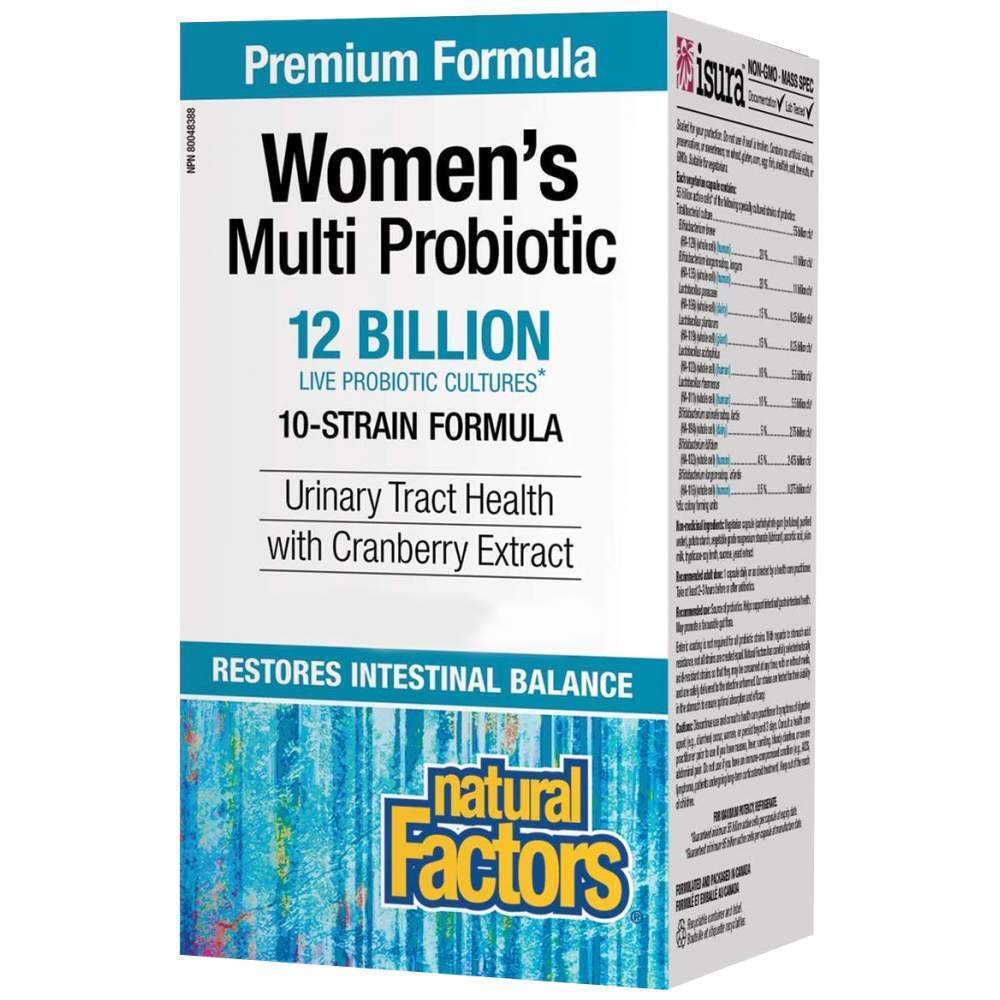Natural Factors Women's Multi Probiotic Συμπλήρωμα με Προβιοτικά 60 ...