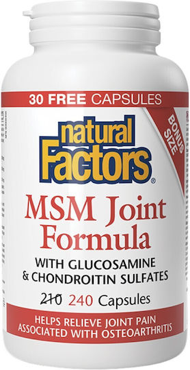 Natural Factors OptiMSM® MSM Joint Formula 840mg Συμπλήρωμα για την ...