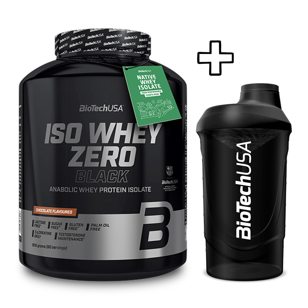 Biotech Usa Iso Whey Zero Black 1816g Chocolate & Biotech Usa Wave ...