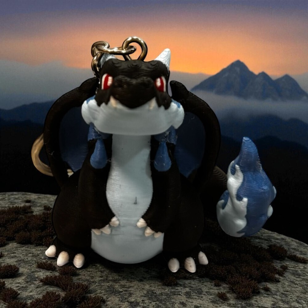 Pokémon 3d Printed Keychain Mega Charizard X | Skroutz.gr