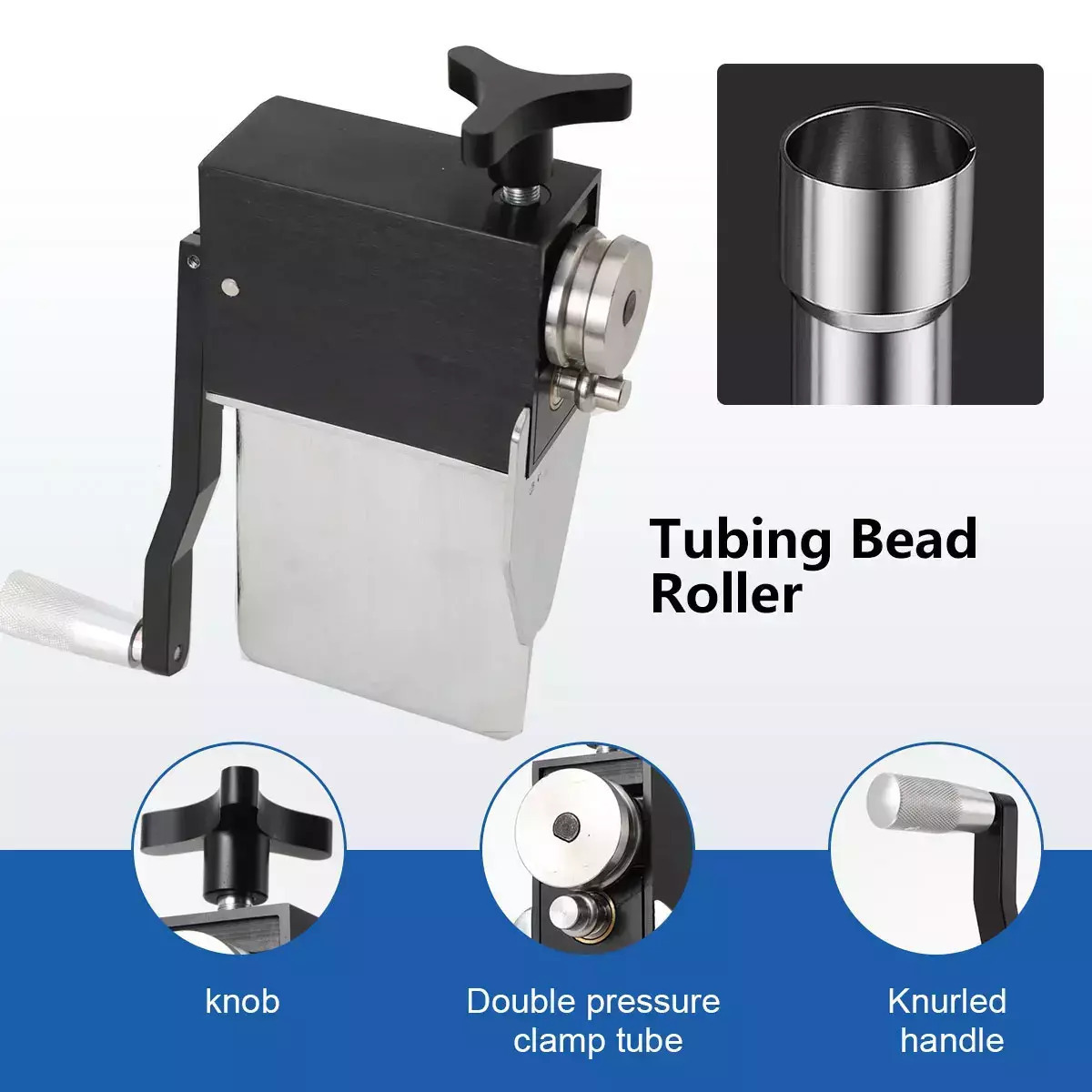 Pipe Beading Tool Manual Operation Vise Mounted Design Stable ...