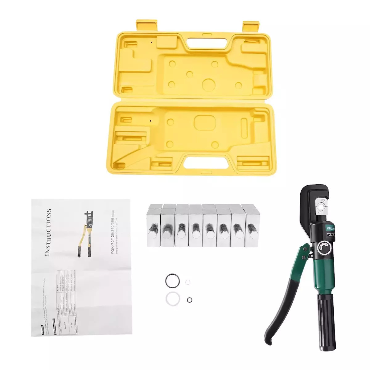 Hydraulic Crimper Manual Operation 60 Kn Crimping Force Dark Green ...