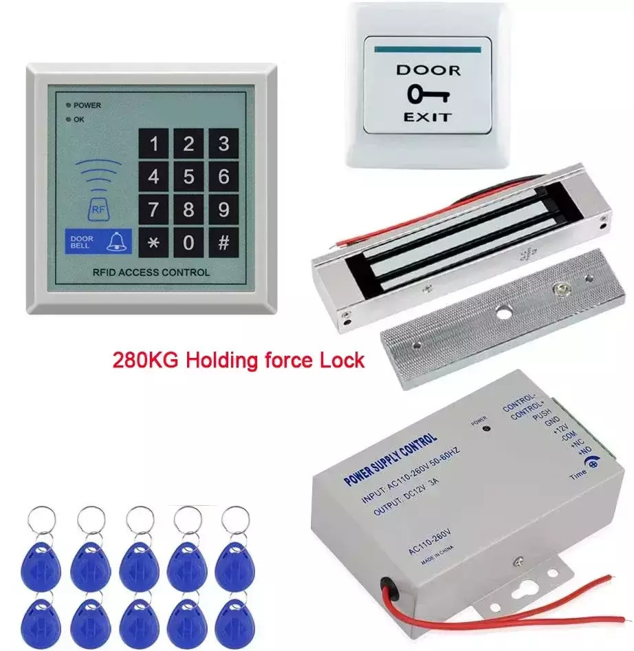 Door Access Control System Rfid Keypad 2000 User Capacity 125khz ...