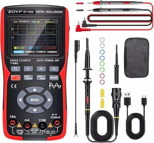 Oscilloscope Multimeter Dual Channel High Precision Multifunctional ...