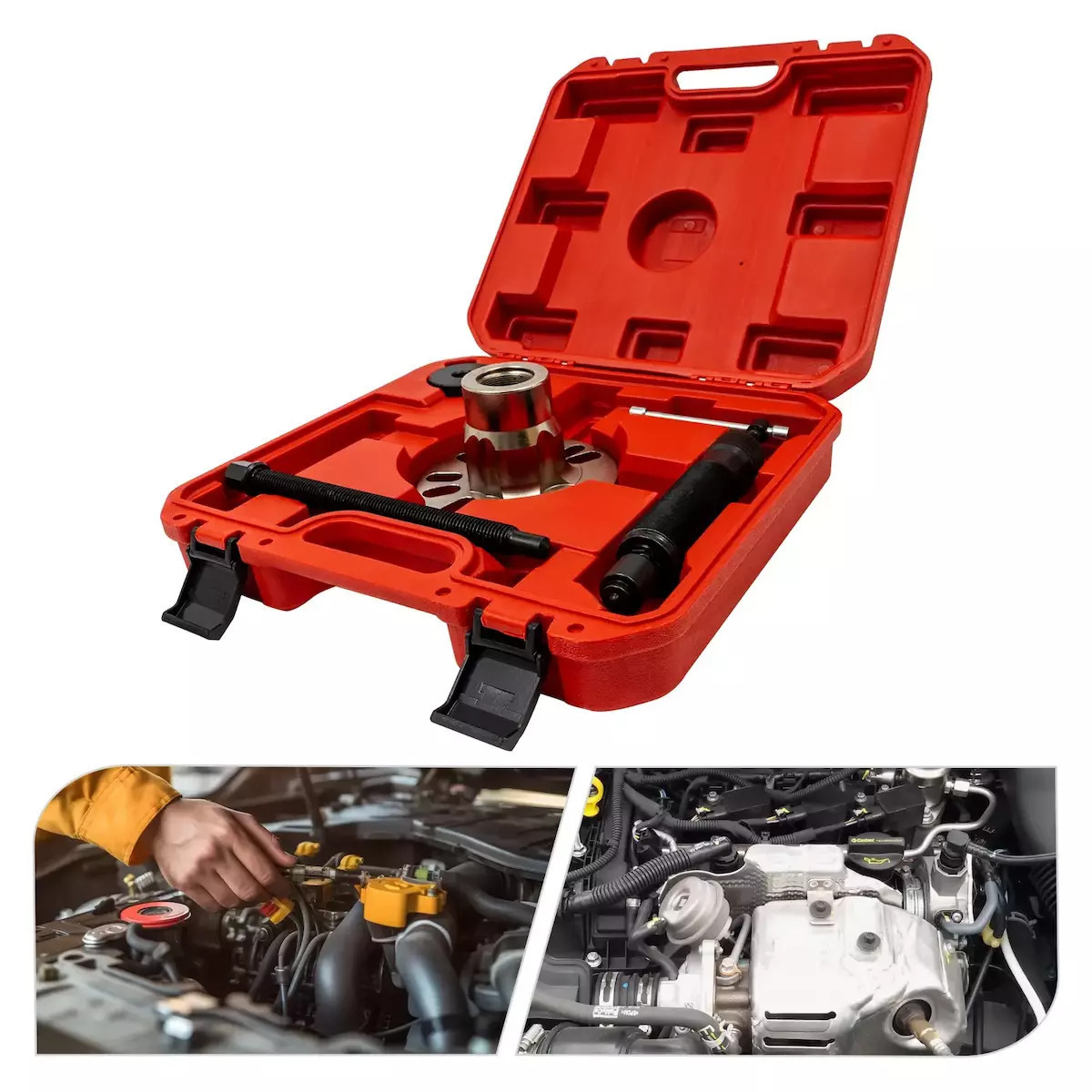 Hydraulic Wheel Hub Puller 10t Pressure 96-125 Mm Bolt Circumference 39 ...