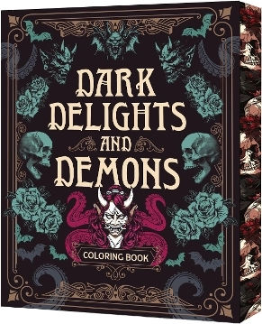 Dark Delights Demons Carte De Colorat Peste 150 De Capodopere Macabre ...