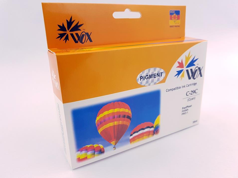 Wox Συμβατό Μελάνι Εκτυπωτή InkJet Canon PGI-29C Κυανό 1τμχ WOX-C29CN | Skroutz.gr