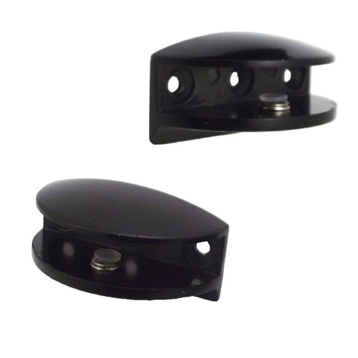 Βαση Στηριξης Τζαμιου Οβαλ Μαυρη 10mm | Skroutz.gr