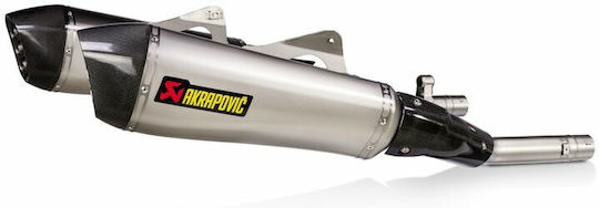 Akrapovic Țeavă De Eșapament Carbon Titan Oțel Slip-On Line Dual S ...