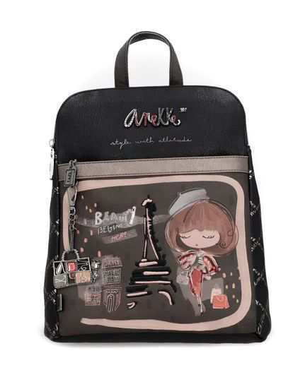 Anekke Γυναικεία Τσάντα Πλάτης Μαύρη 41805-073 | Skroutz.gr