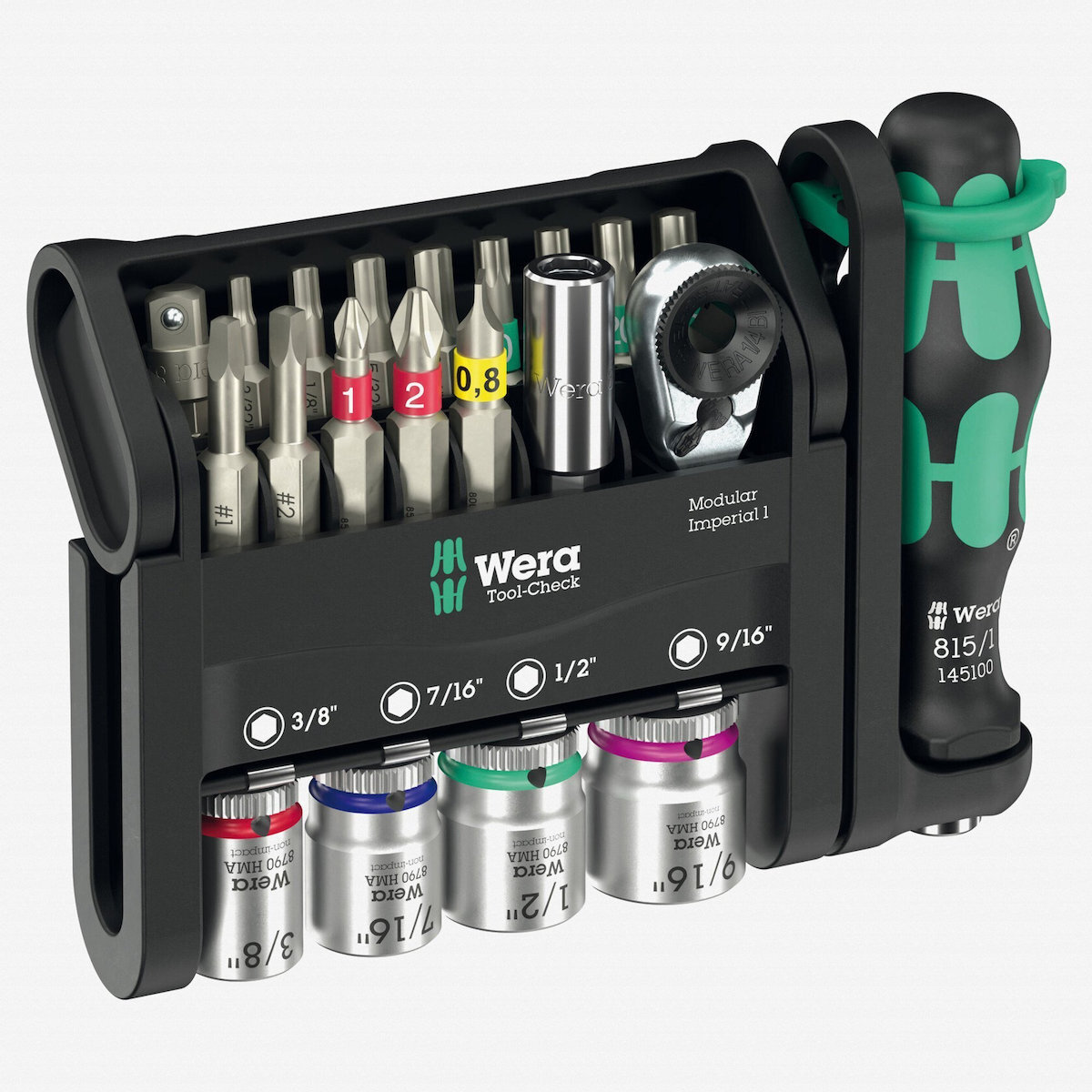 Wera Tool-Check Modular Imperial 1 Tool Casket with 21 Tools | Skroutz.mt