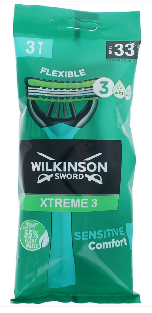 Wilkinson Sword Ξυραφάκια Σώματος μιας Χρήσης με 3 Λεπίδες για ...