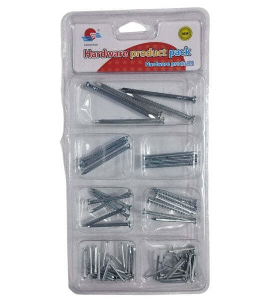 7 Size Hardware Nails Assortment Kit Wood Nails Wall Nails Steel Nail ...