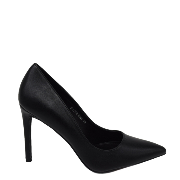 Morena Spain Μυτερές Γόβες με Ψηλό Τακούνι Μαύρες WS-S1769-26HH-ΜΑΥΡΟ ...