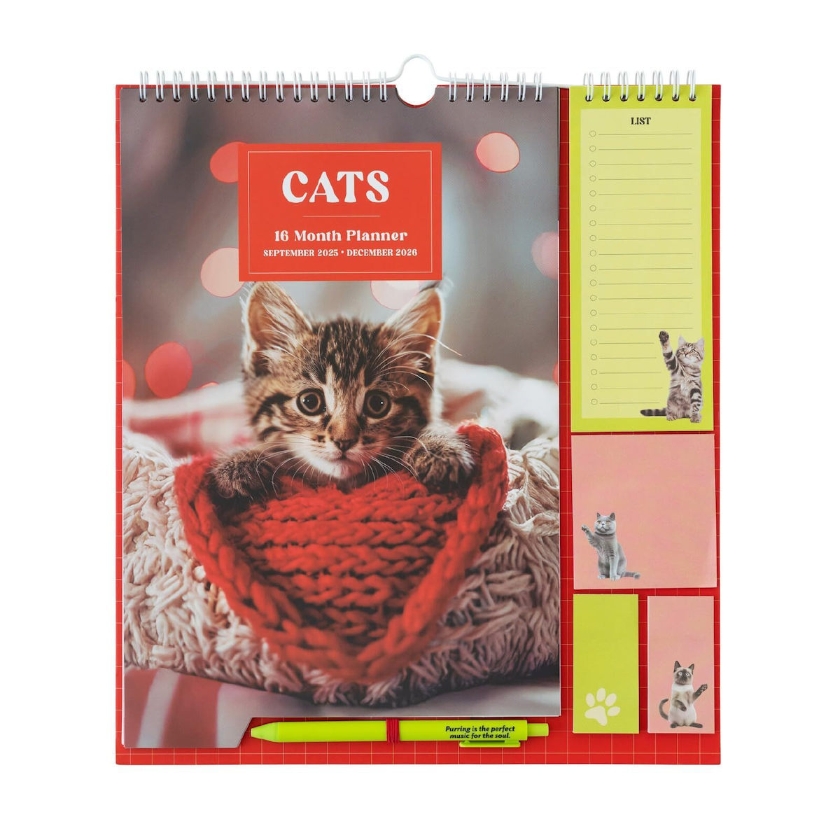 Grupo Erik Calendar 2025 2026 Planificator Familial Pisici Calendar ...