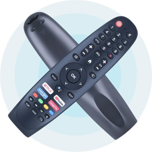 Kntech Remote Control Led Smart-tech Youtube Netflix Prime Video Google ...