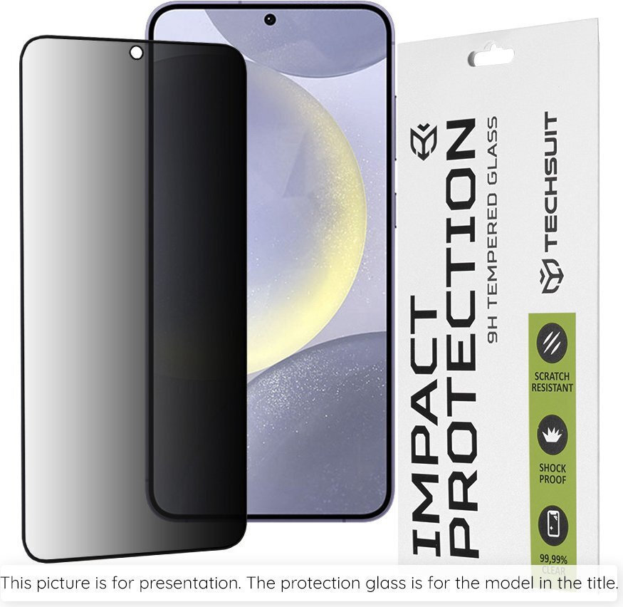 Techsuit Full Glue Privacy Full Face Tempered Glass Black (Oppo Reno14 ...