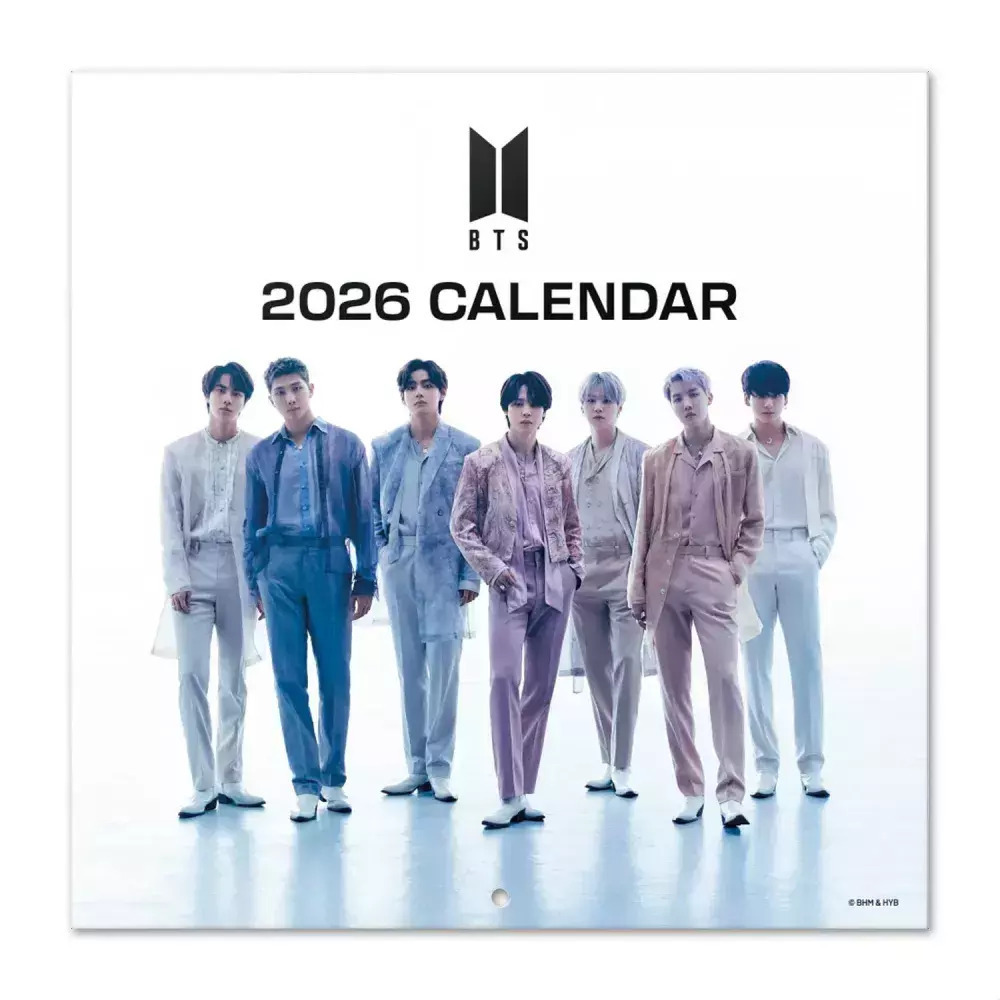 Grupo Erik Μηνιαίο Επιτοίχιο Ημερολόγιο BTS 2026 30x30εκ. | Skroutz.gr