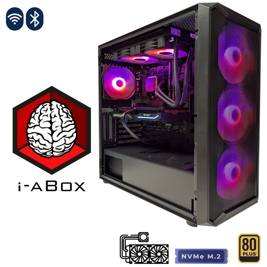 i-aBox Entry lvl v5 N+ Lux Gaming Desktop PC (i5-14400F/32GB DDR5/1TB ...
