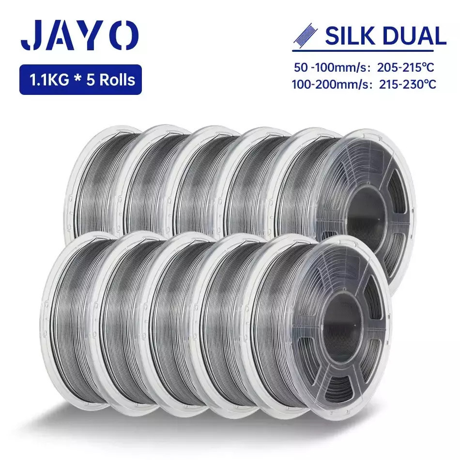 3d Printer Filament Silk Dual Color Tangle-free Winding Silk Dc Black ...