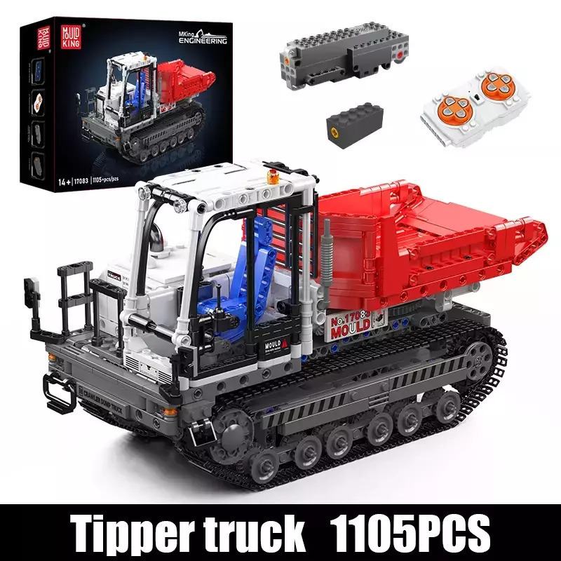 Tracked Dump Truck Remote Control Operation Realistic Design Original ...