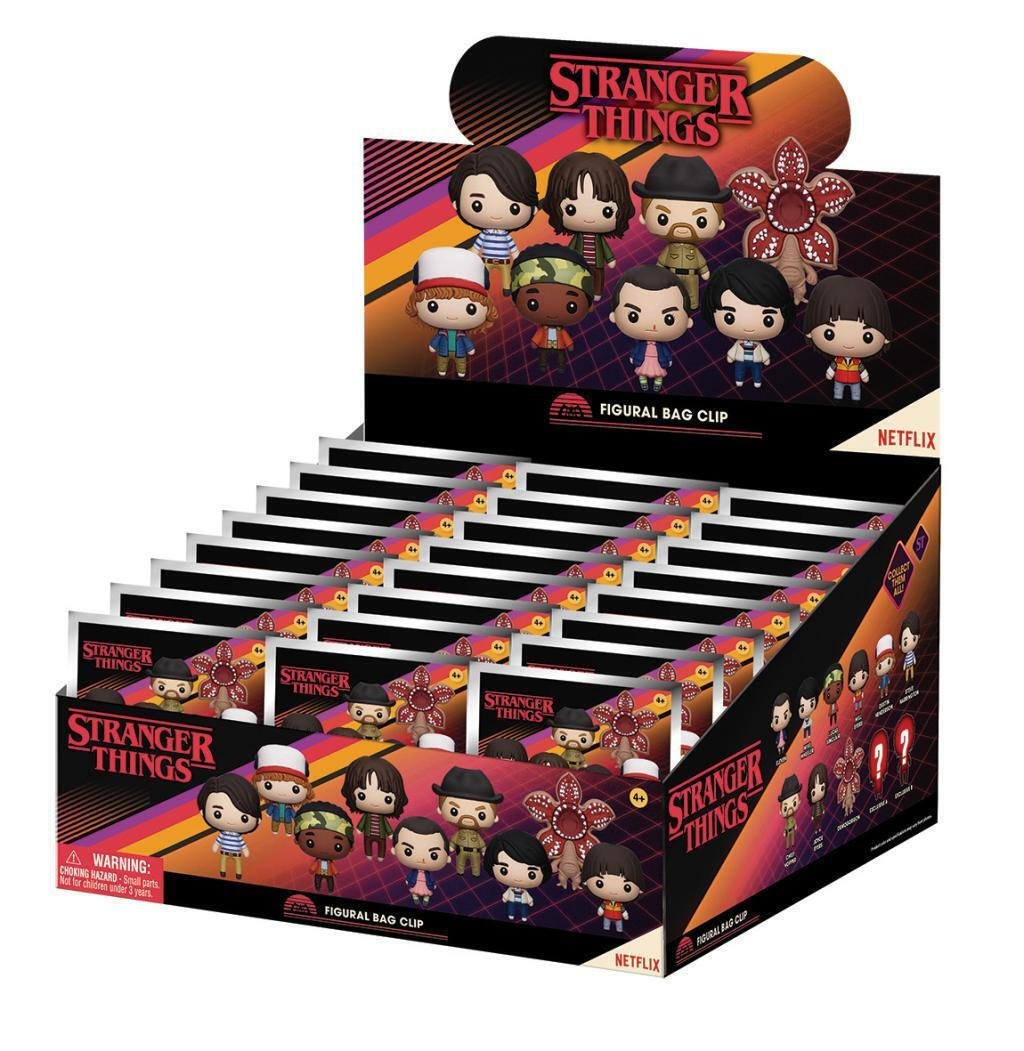 Stranger Things Series 1 3d Foam Bag Clip Display 24 Pcs | Skroutz Cyprus