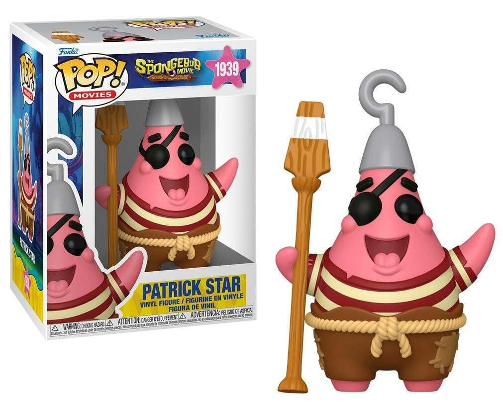 Funko Pop! Movies: SpongeBob SquarePants - Patrick Star (Pirate) 1939 ...