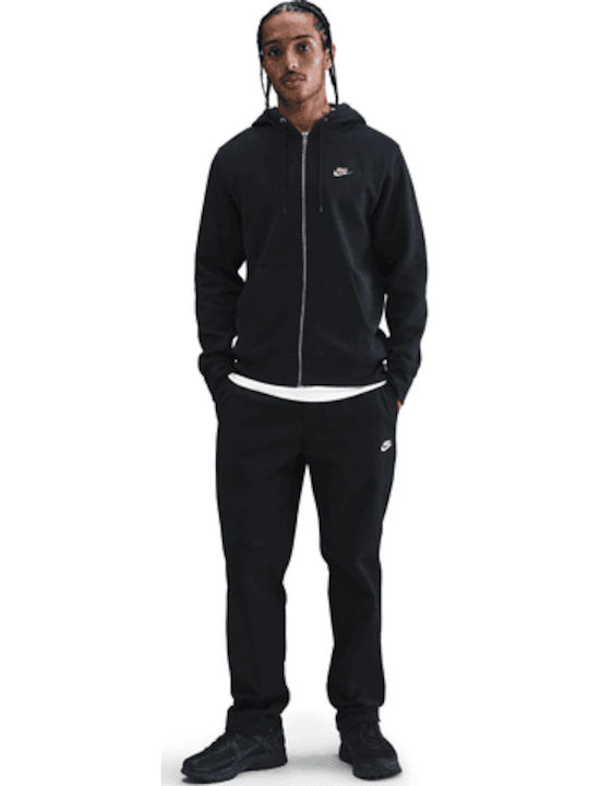 Nike Ζακέτα Fleece με Κουκούλα Μαύρο FN3861-011 | Skroutz.gr
