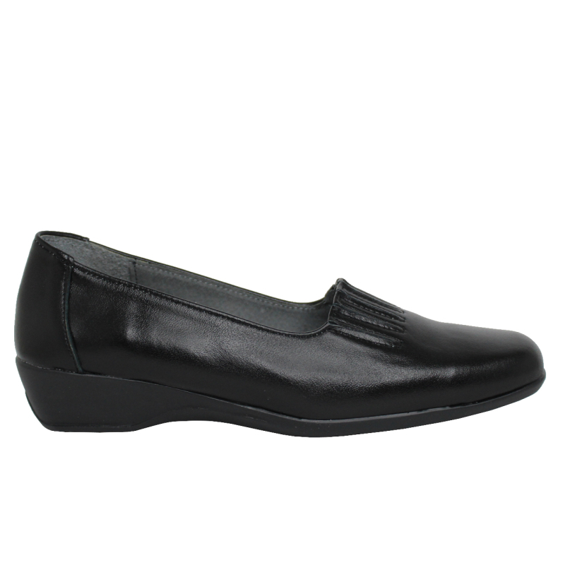 Aerocomfort Ανατομικά Γυναικεία Slip-On Δερμάτινα Μαύρα ΓΥ-04837-1-7 | Skroutz.gr
