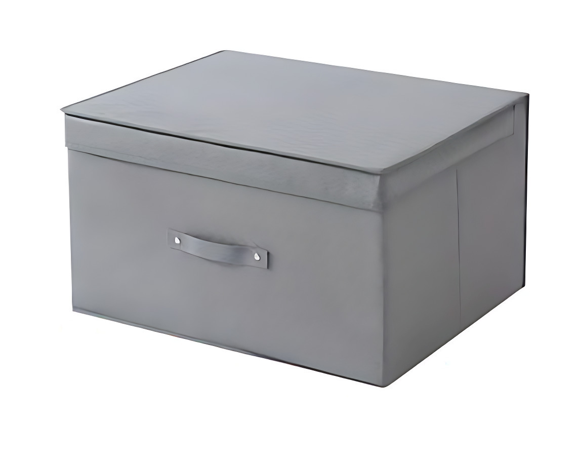 KMT Style Υφασμάτινο Κουτί Αποθήκευσης με Καπάκι Γκρι 30x60x40cm ...