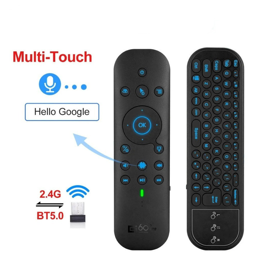 Wireless Remote Control For Smart TV Android TV Box & Laptop G60S With ...