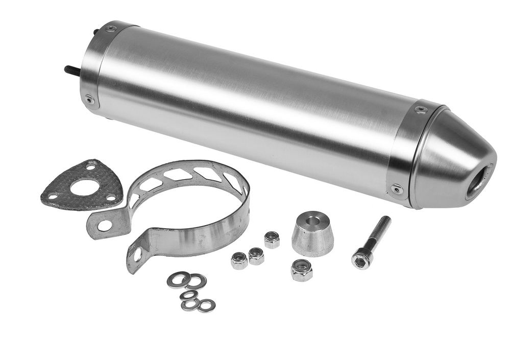 Capăt De Eșapament Silențios Giannelli Strada Aluminiu Mbk X-power 50 04-15 Yamaha Tzr 50 04-15 ...