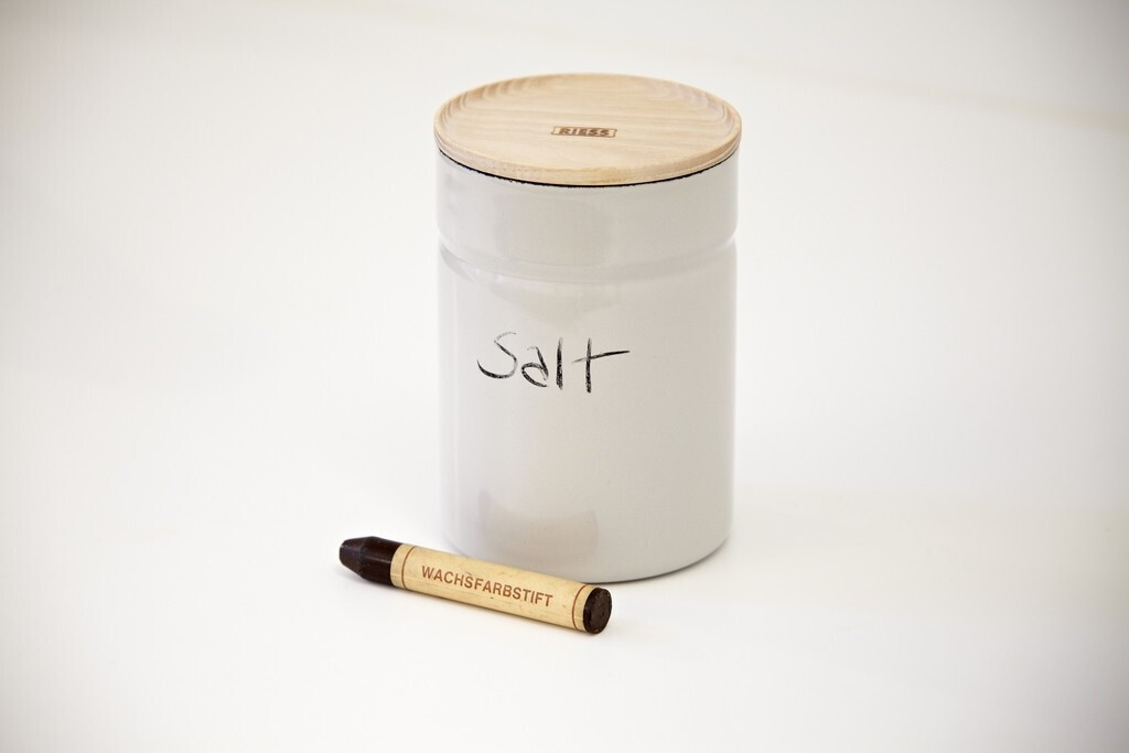 Riess Βάζο Γενικής Χρήσης με Καπάκι Ξύλινο 1300ml | Skroutz.gr