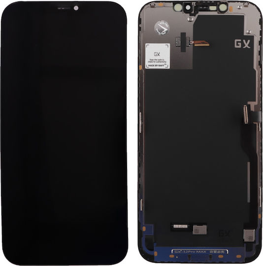 O ecran OLED cu Mecanism Tactil pentru iPhone 12 Pro Max (Negru ...