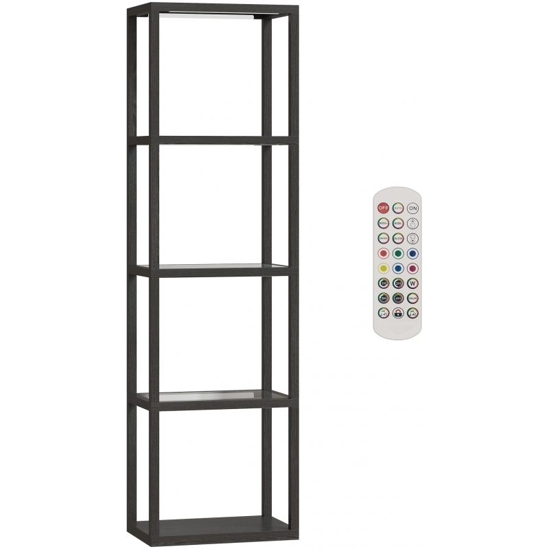 HomCom LED Φωτιστικό Δαπέδου με RGB Φως Μαύρο B31-617V90BK | Skroutz Cyprus