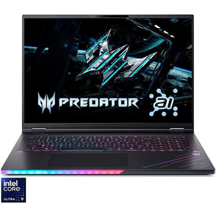 Acer Predator Helios 18 AI 18" IPS QHD+ 250Hz (Ultra 9-275HX/128GB/4TB SSD/GeForce RTX 5080/No ...