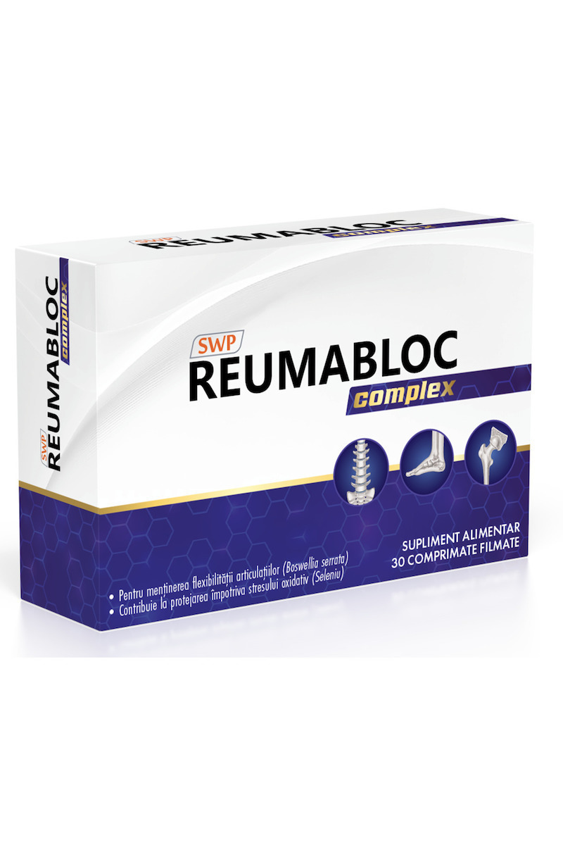 Sun Wave Pharma Reumabloc Complex Supliment pentru Anxietate 30 file ...