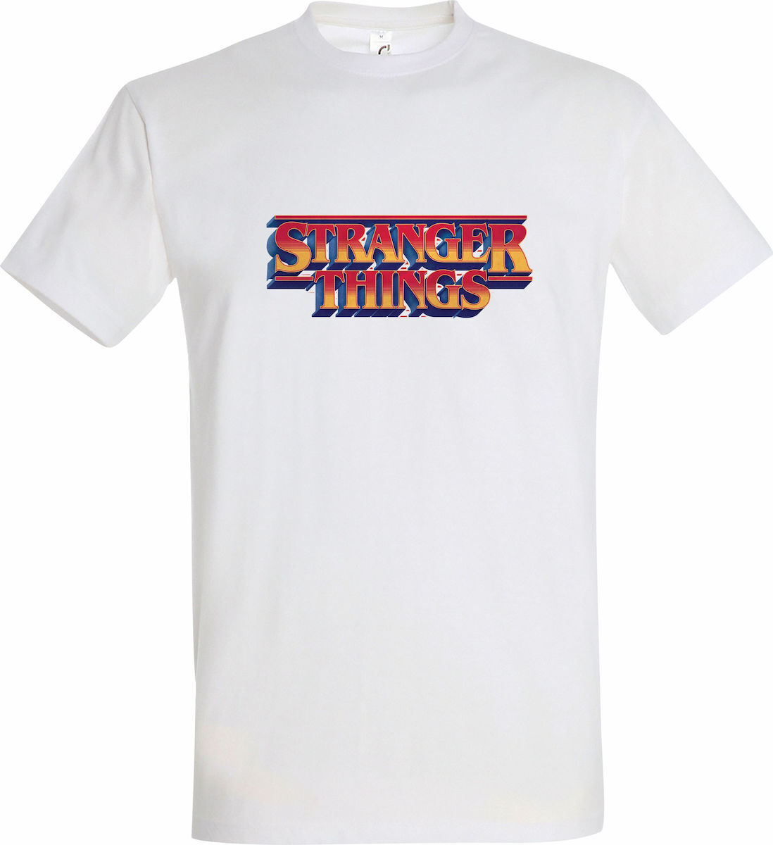Παιδικό T-shirt White Stranger Things Season 5, 80's Style Logo 7763275 ...