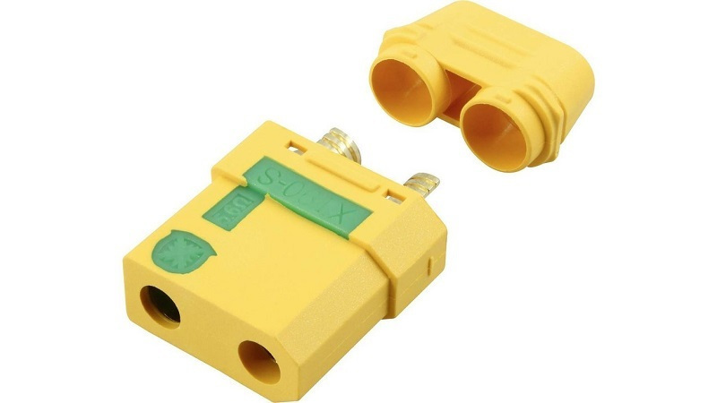 Dc Power Connector Xt90 Female 2-pin Spark-free On Cable Amass Xt90s-f ...
