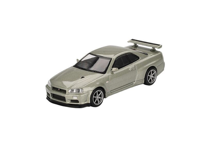 Macheta Auto Nissan Skyline Gt-r R34 Vspec Ii Nür Millenium Jade 2002 1 ...